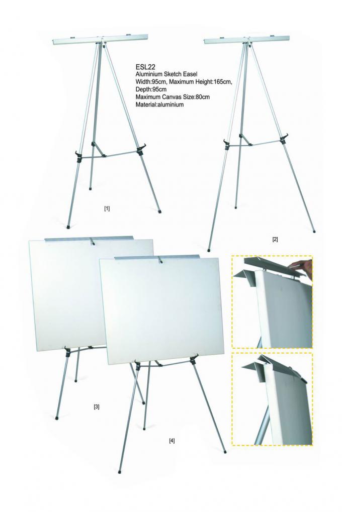 Bambus-justierbarer Künstler-Malerei-Gestell-Stativ-Stand für das Malen ...